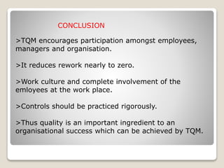 Total quality management | PPT
