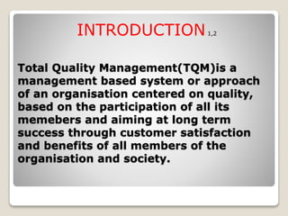 Total quality management | PPT