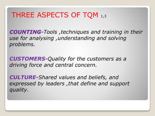 Total quality management | PPT