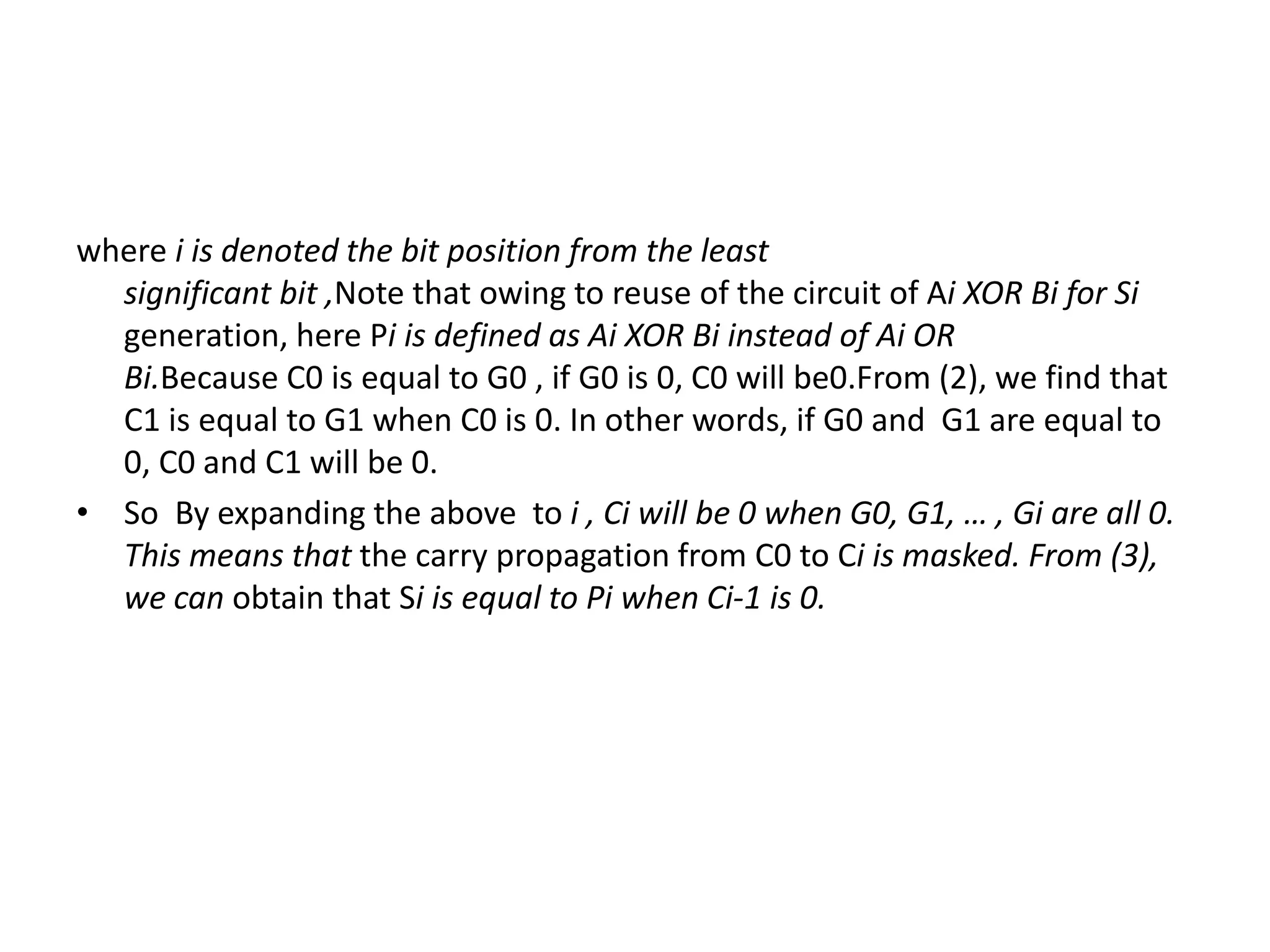 carry maskable look ahead adder for approximate computing | PPT