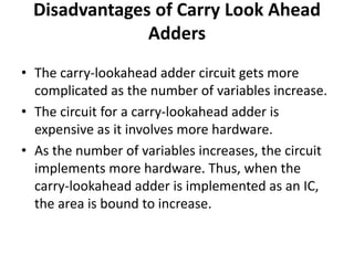 carry maskable look ahead adder for approximate computing | PPT