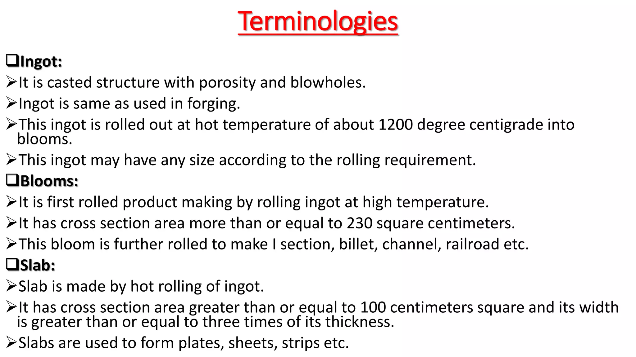 Hot Rolling And cold rolling process | PPTX