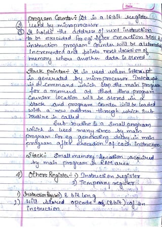 Microprocessor Number system, 8085 Architecture and addressing modes | PDF