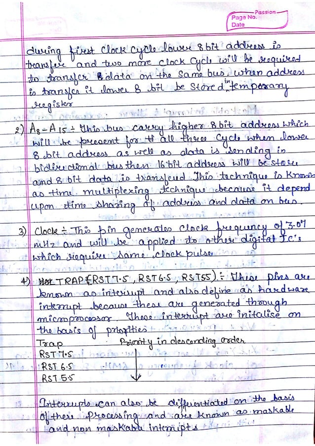 Microprocessor Number system, 8085 Architecture and addressing modes | PDF