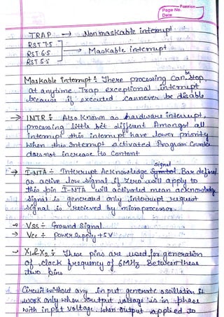 Microprocessor Number system, 8085 Architecture and addressing modes | PDF