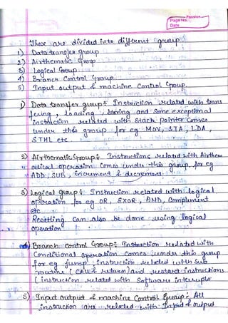Microprocessor Number system, 8085 Architecture and addressing modes | PDF