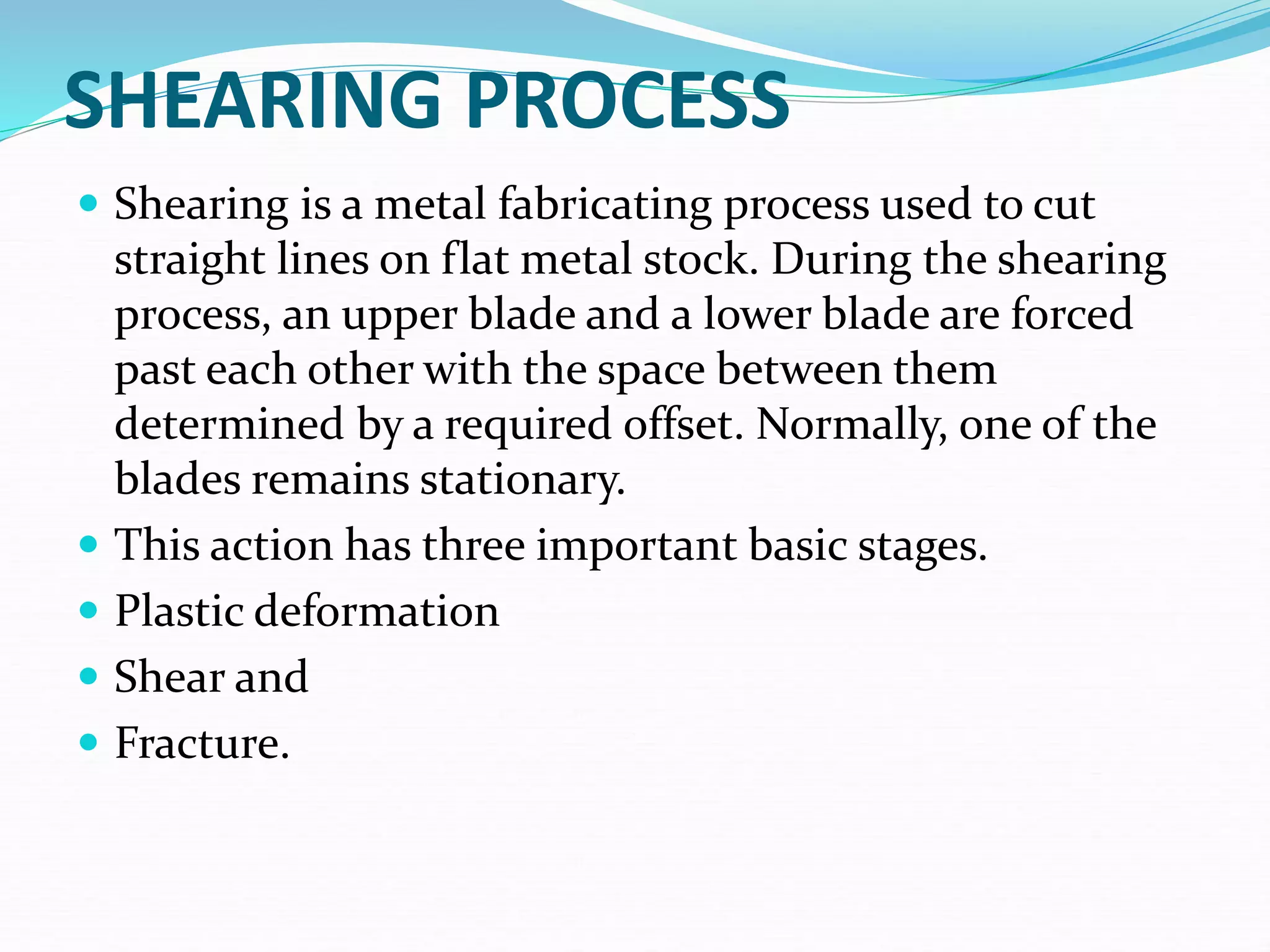 SHEET METAL PROCESS | PPT