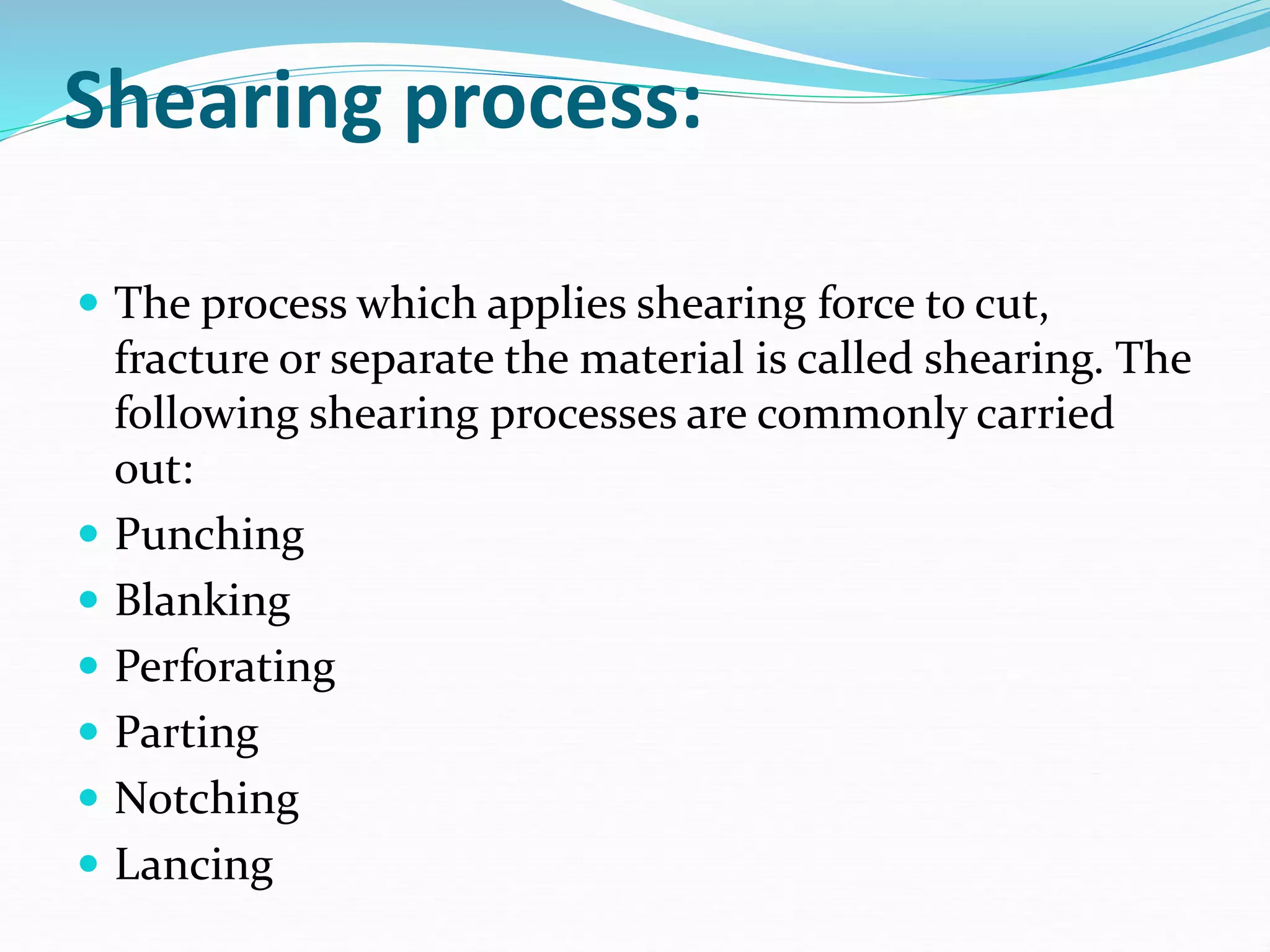SHEET METAL PROCESS | PPT