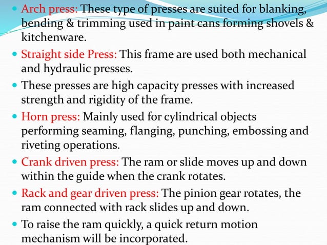 SHEET METAL PROCESS | PPT