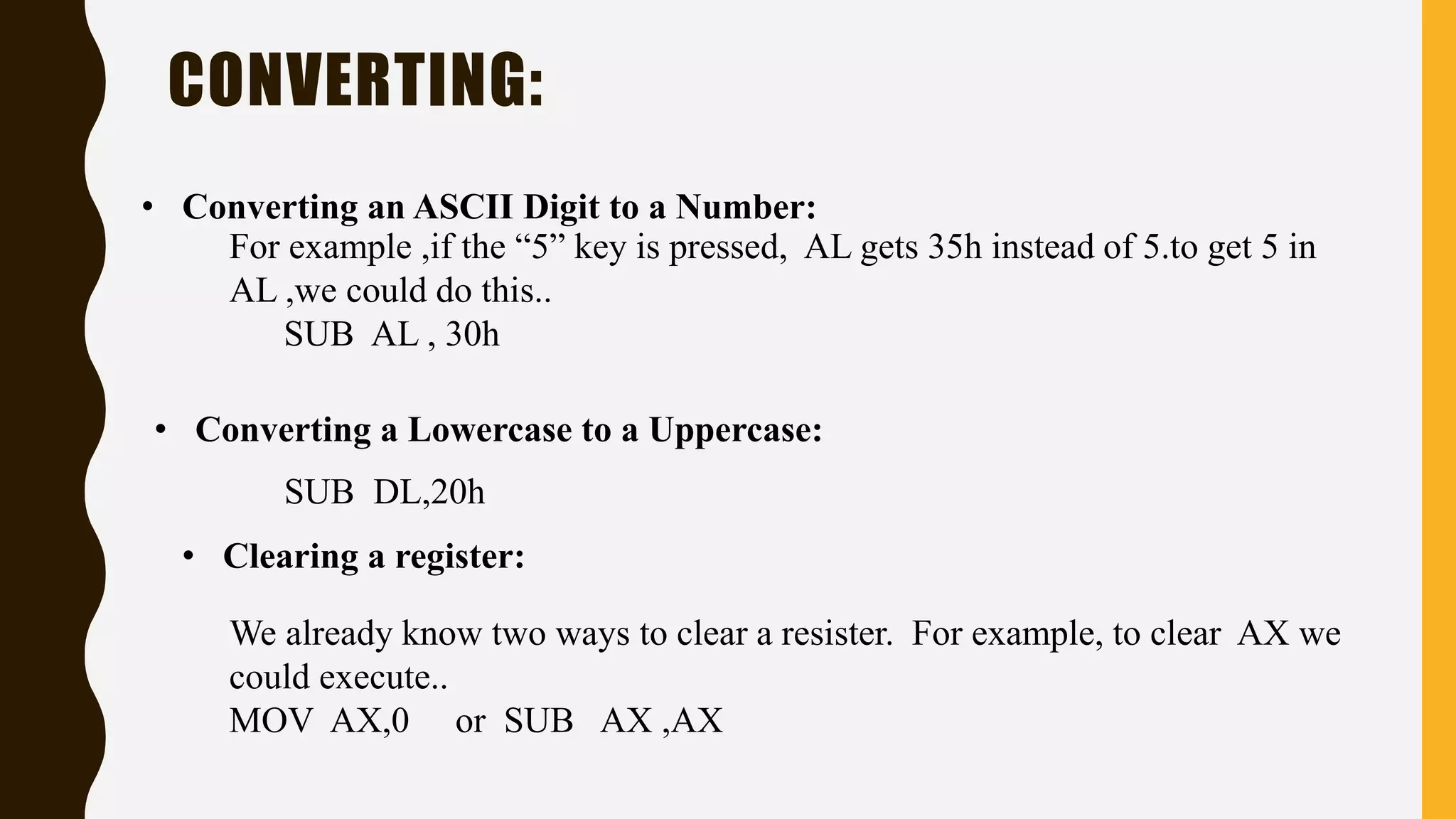Logical Shift And Rotate Instruction Pptx Programming Languages