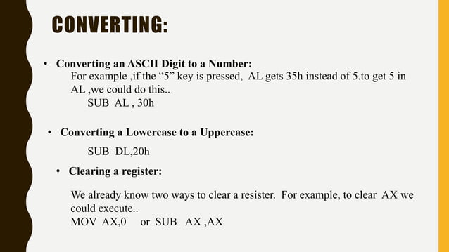 Logical Shift And Rotate Instruction Pptx