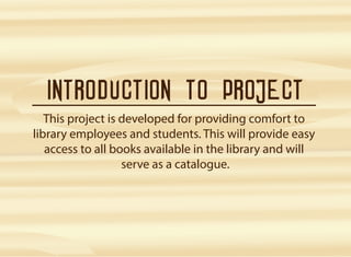 Mobile Programming project ppt | PPT