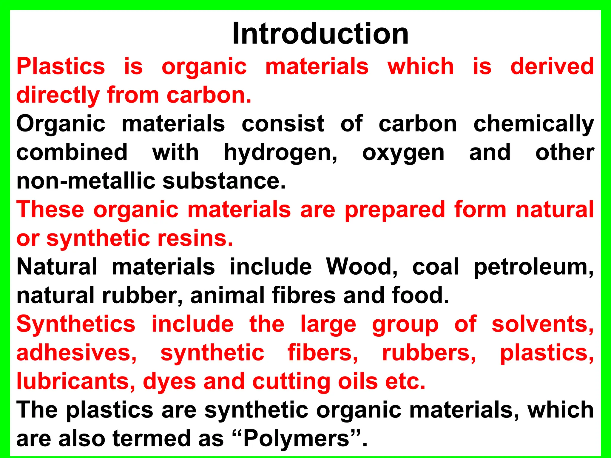 Plastic Manufacturing Process of manufacturing practices | PPT