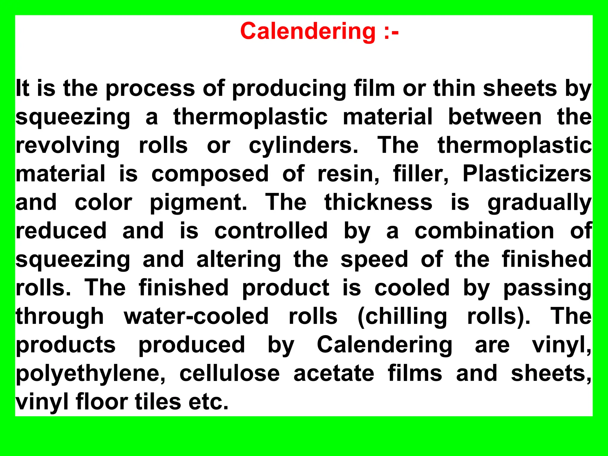 Plastic Manufacturing Process of manufacturing practices | PPT