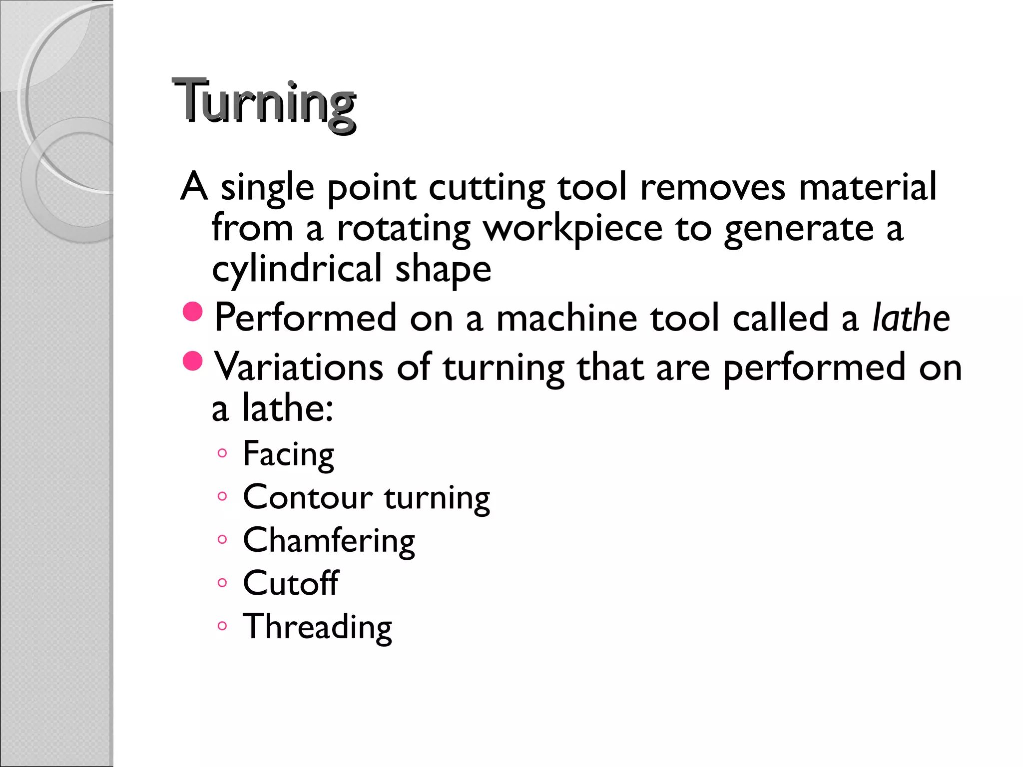 Machining Process | PPT