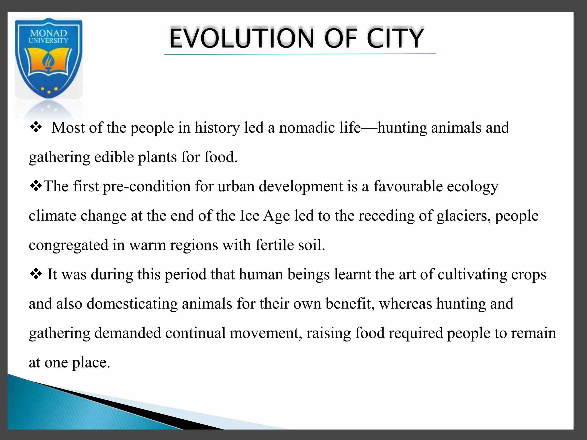 EVOLUTION OF CITY BUILDING | PPTX
