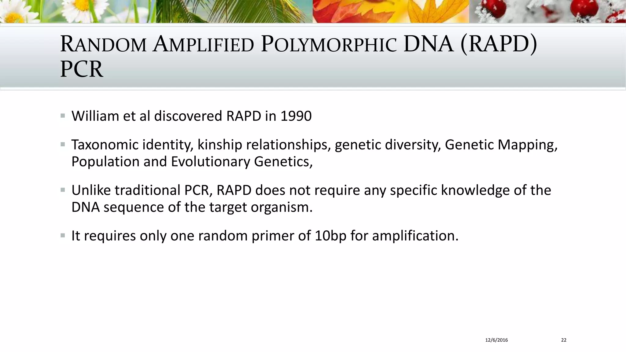 PCR Types | PPTX