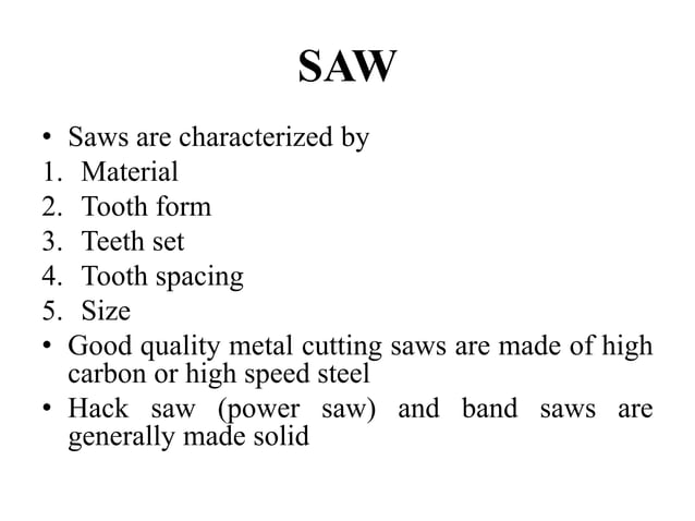 Types of Sawing Machines | PPTX | Woodworking | Arts and Crafts