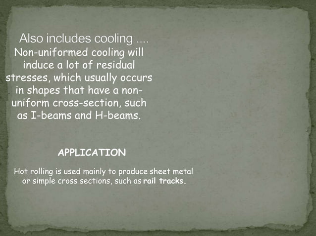 Metal Rolling Process | PPTX