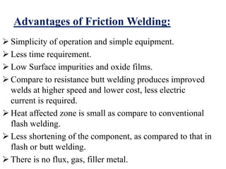 FRICTION AND EXPLOSION WELDING | PPTX