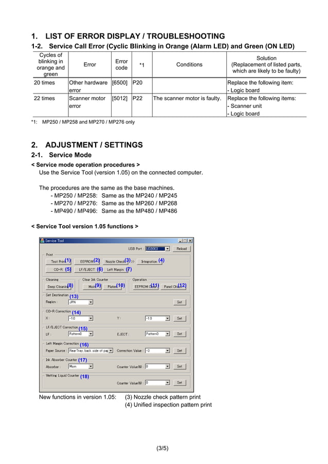 Mp250 270 490-srm | PDF | Computing | Technology & Computing