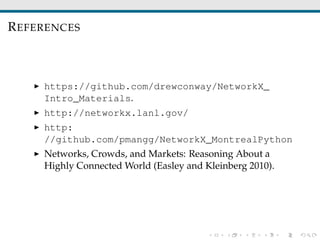 Mp26 : A Quick Introduction to NetworkX | PPT