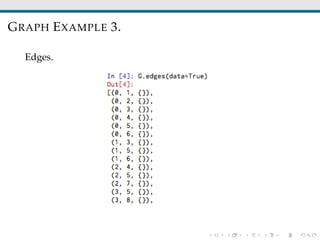 Mp26 : A Quick Introduction to NetworkX | PPT