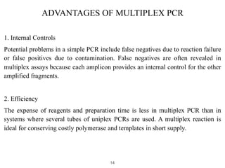 Multiplex PCR and its Applications | PDF
