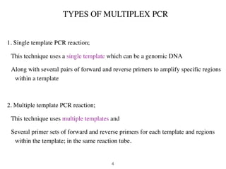Multiplex PCR and its Applications | PDF