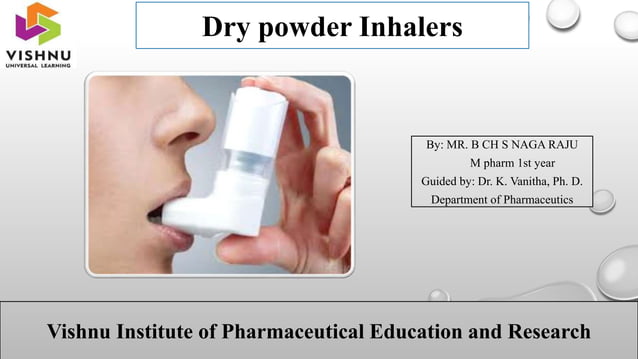 Ppt on dry powder inhalers | PPTX