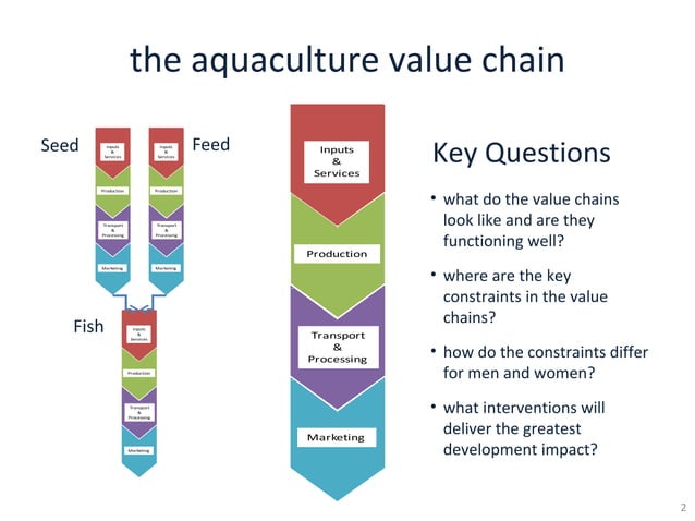 Aquaculture Value Chains | PPT | Agriculture | Industries