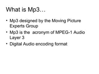 Mp3 And Mp4 | PPT
