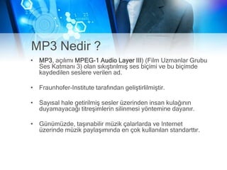 Mp3 kodlama standarti | PPT