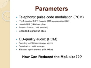 Mp3 player working by digital signal processing | PPTX | Digital Audio ...