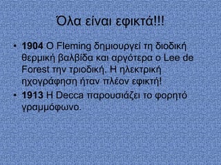 ΑΠΟ ΤΟ ΓΡΑΜΜΟΦΩΝΟ ΣΤΟ MΡ4 | PPT
