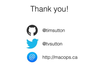 Why Mac Sysadmins Love Python | PPT