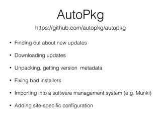Why Mac Sysadmins Love Python | PPT