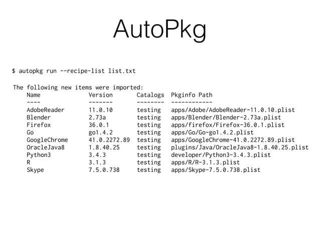 Why Mac Sysadmins Love Python | PPT