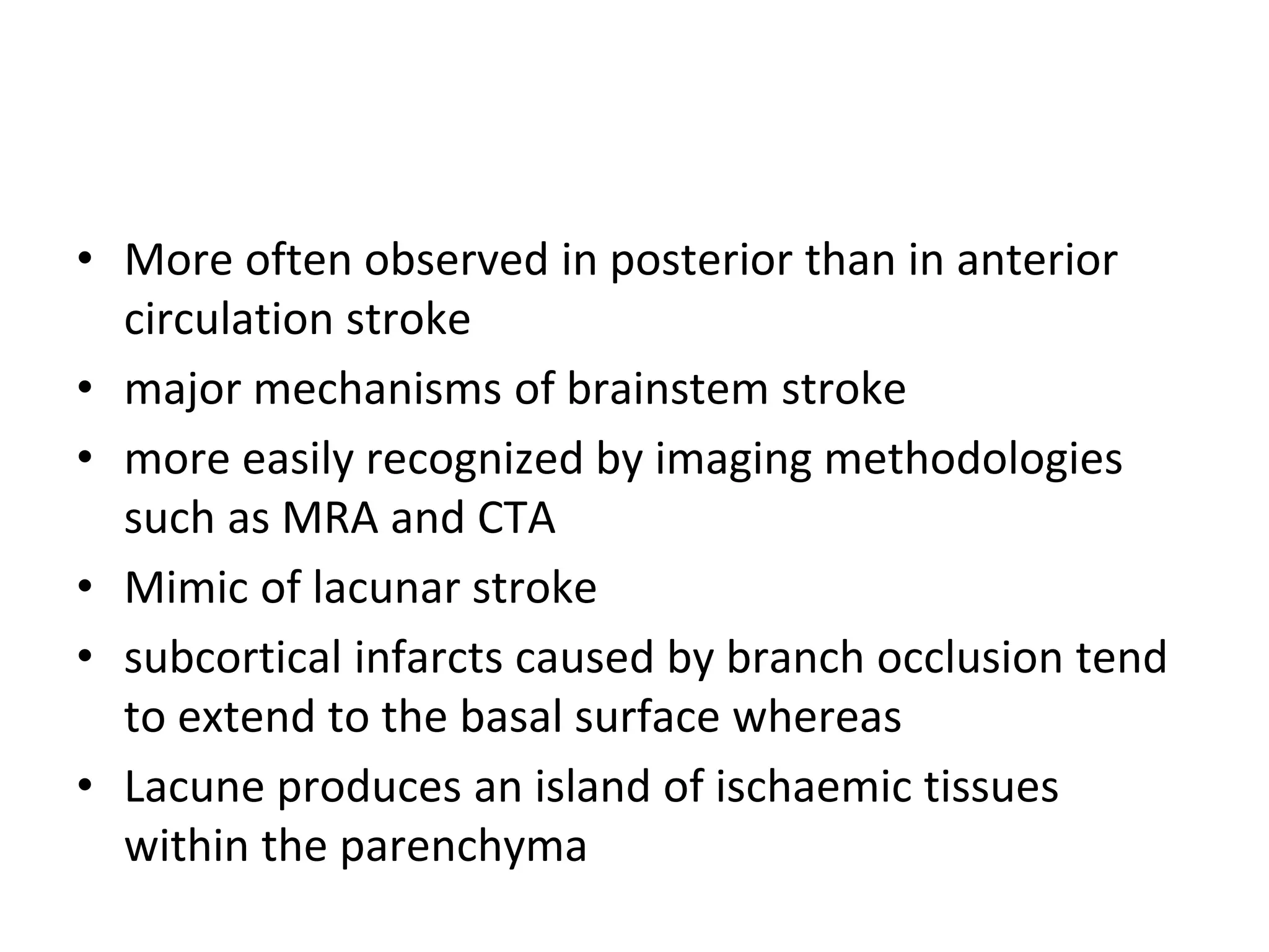 Pathophysiology of ISchemic Stroke | PPTX