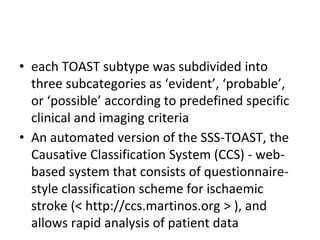 Pathophysiology of ISchemic Stroke | PPT