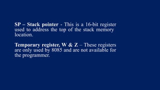 Microprocessor 8085 Architecture with functional block diagram.pptx