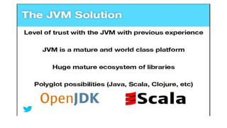 JVM ecosystem languages and the future of JVM | PPTX