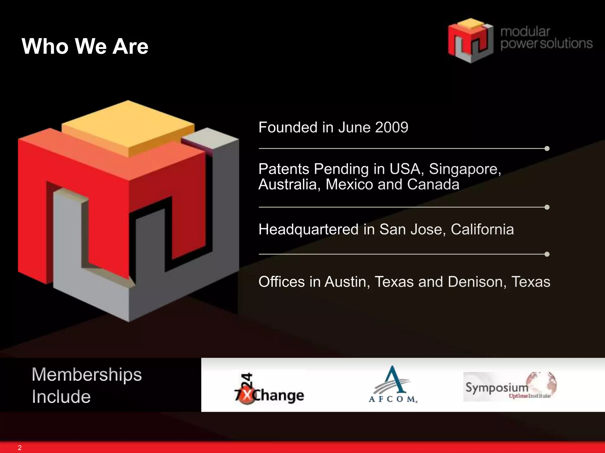 Modular Power Solutions Sales Presentation | PPT