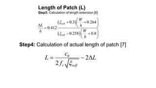 microstrip patch antenna design quations.pptx