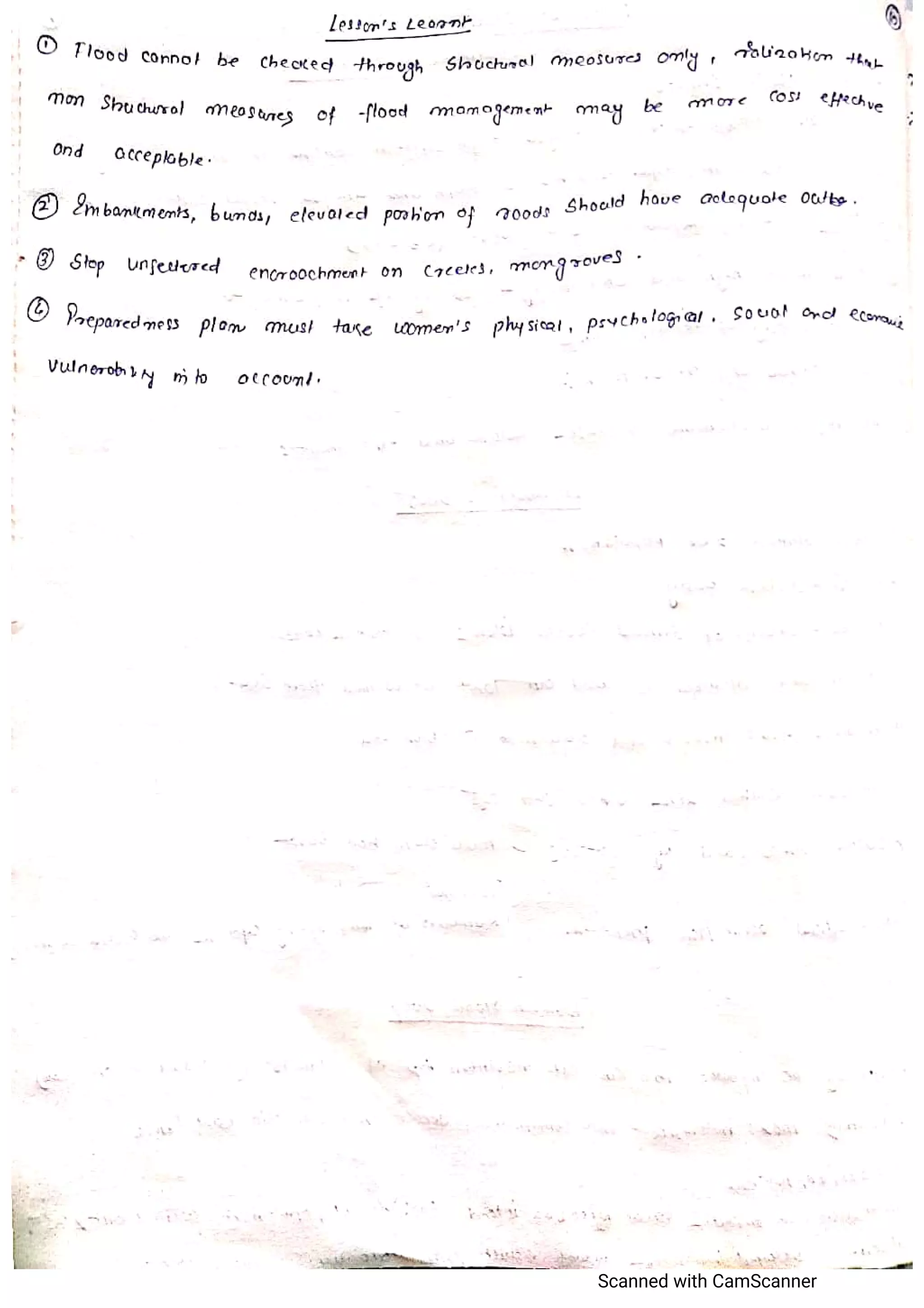 MPA_001_Understaing_Natural_Disaster_Handwritten_Notes | PDF