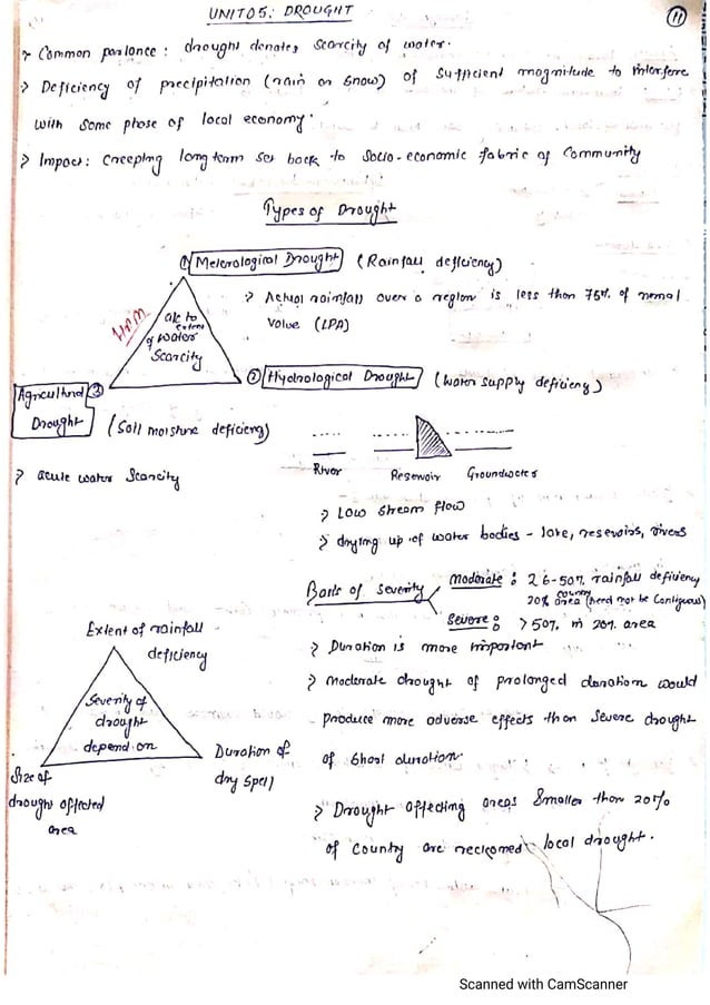 MPA_001_Understaing_Natural_Disaster_Handwritten_Notes | PDF