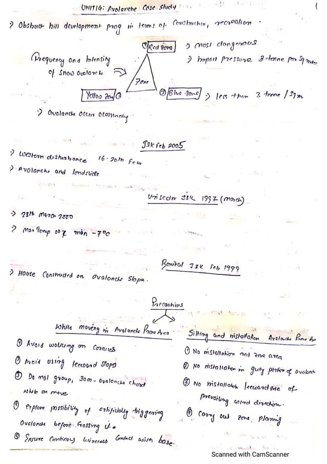 MPA_001_Understaing_Natural_Disaster_Handwritten_Notes | PDF