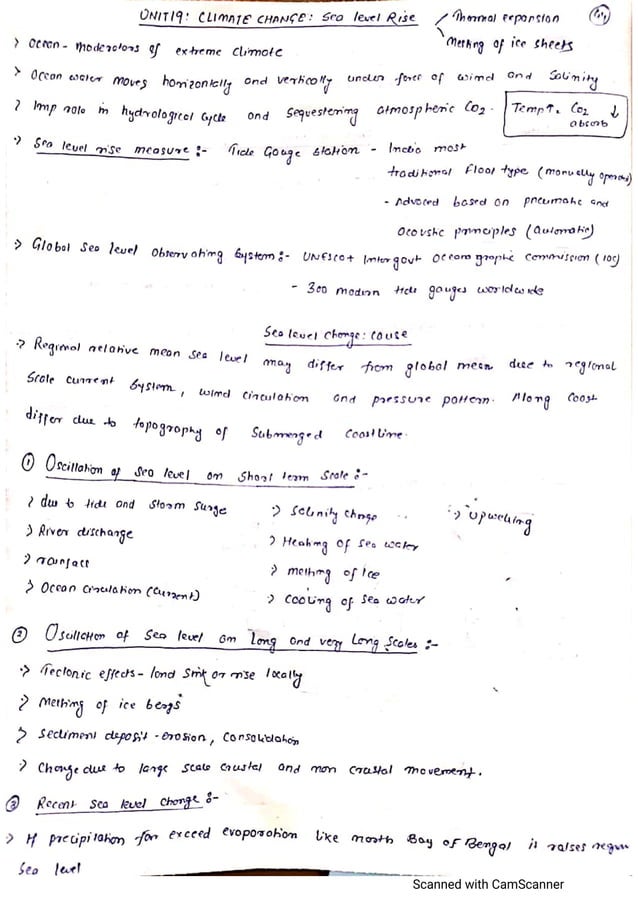 MPA_001_Understaing_Natural_Disaster_Handwritten_Notes | PDF