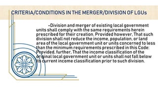 Nature and State of Local Government (Structures and Functions of ...