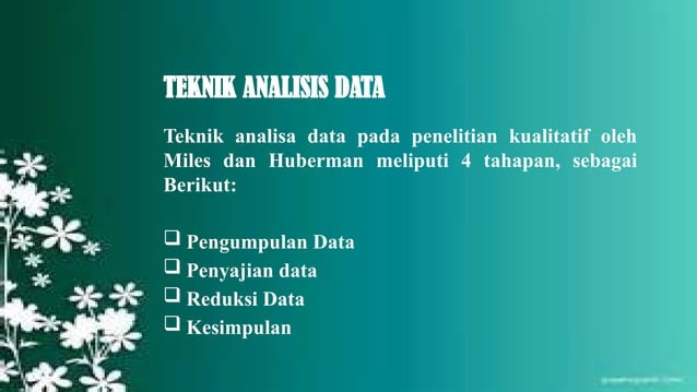 Analisis Data dalam Penelitian Kualitatif | PPT